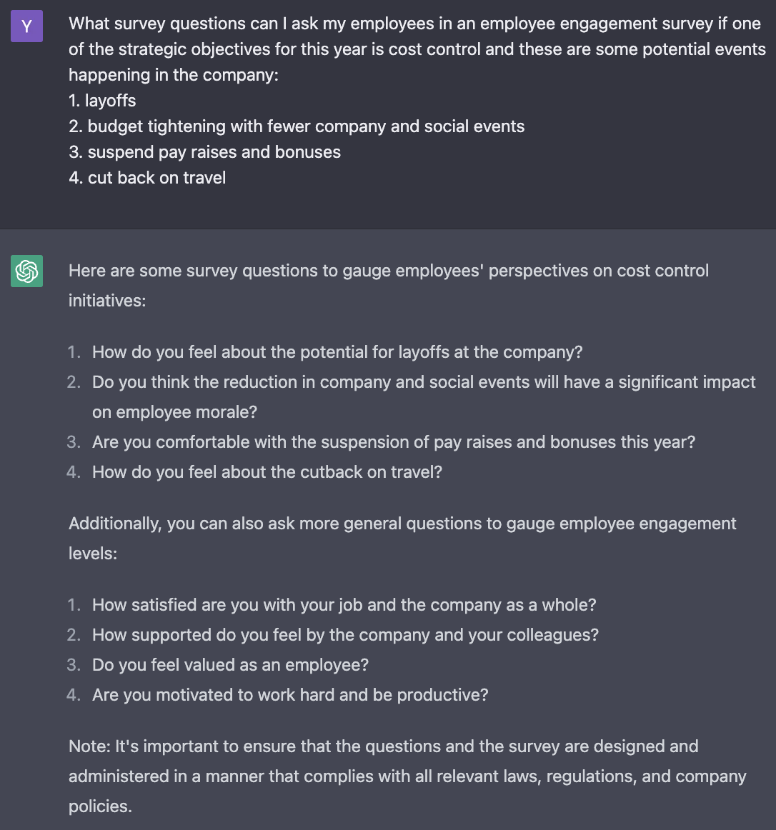 Exploring ChatGPT for People Management and Leadership | EngageRocket